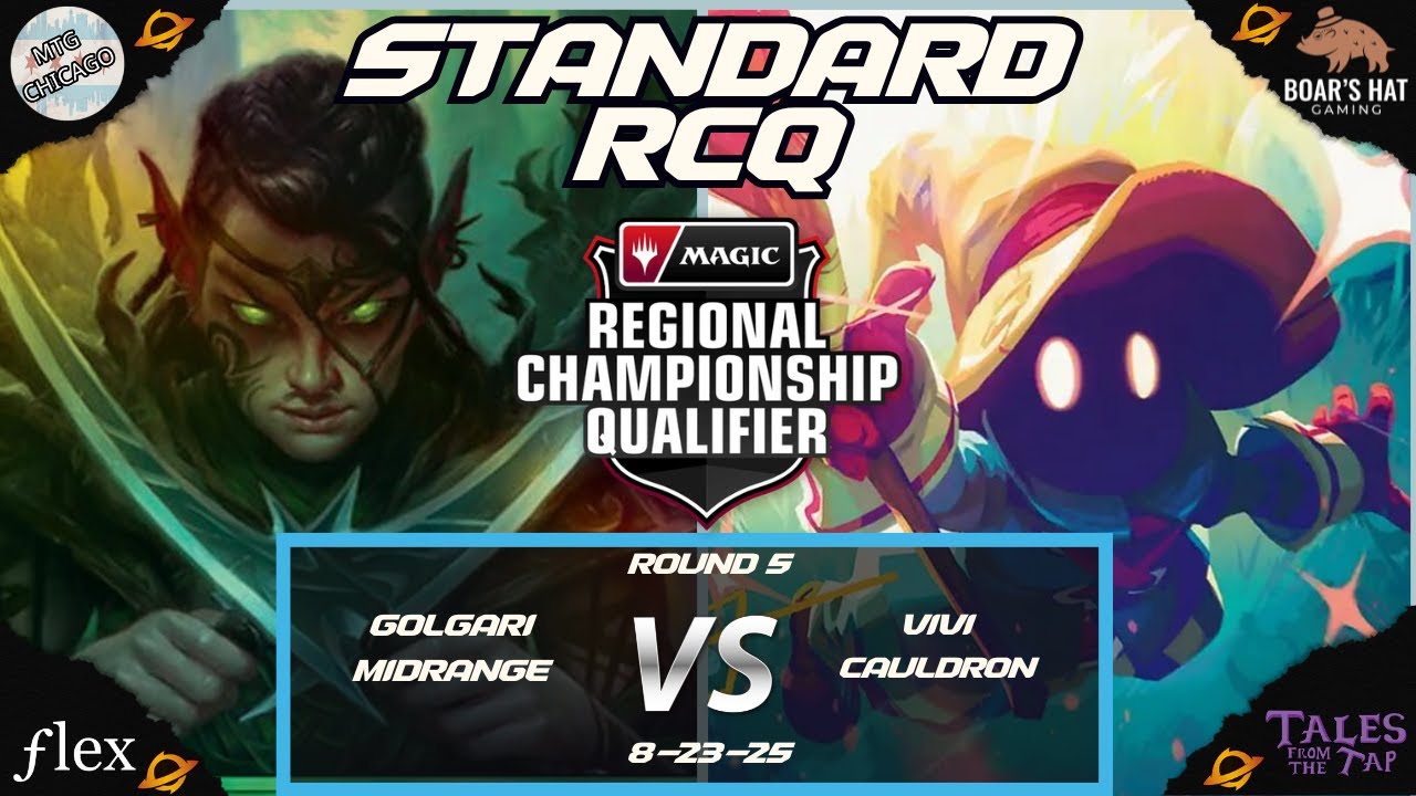 Golgari Midrange VS ViVi Cauldron [Round 5 RCQ Standard] - YouTube