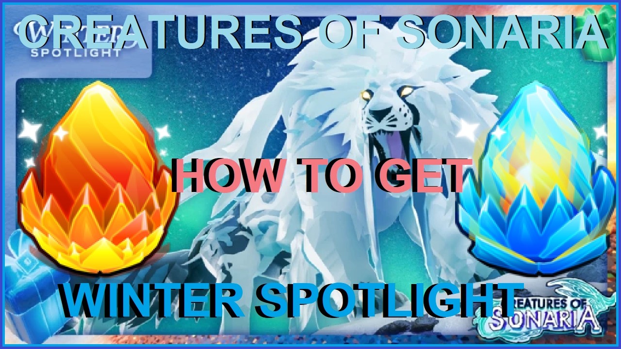 winter spotlight: Creatures of Sonaria, how to get the token and elite ...