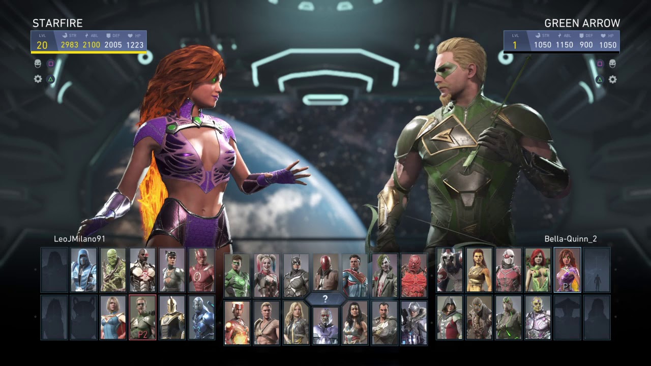 Injustice 2 Starfire online matches part 13 - YouTube