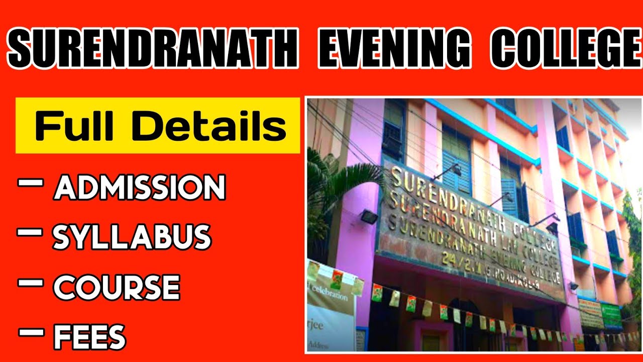 Surendranath Evening College | Surendranath College Kolkata ...