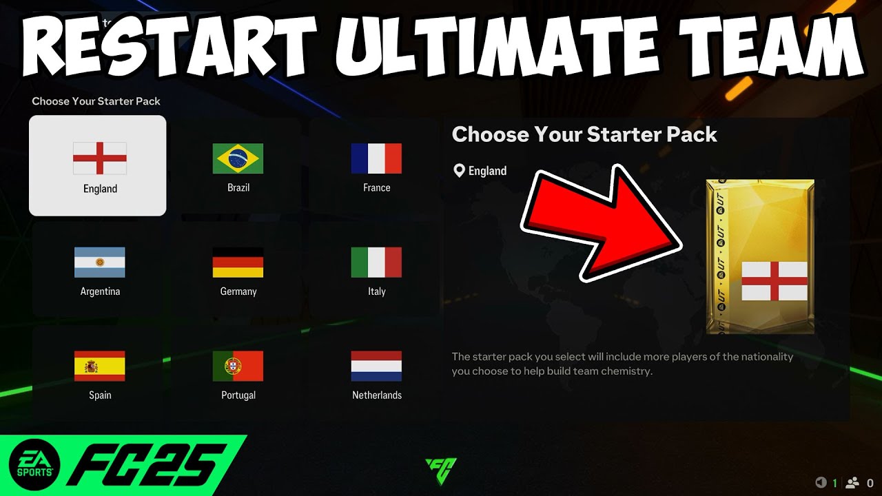 How To Restart Ultimate Team On FC 25 (Delete Club) - YouTube