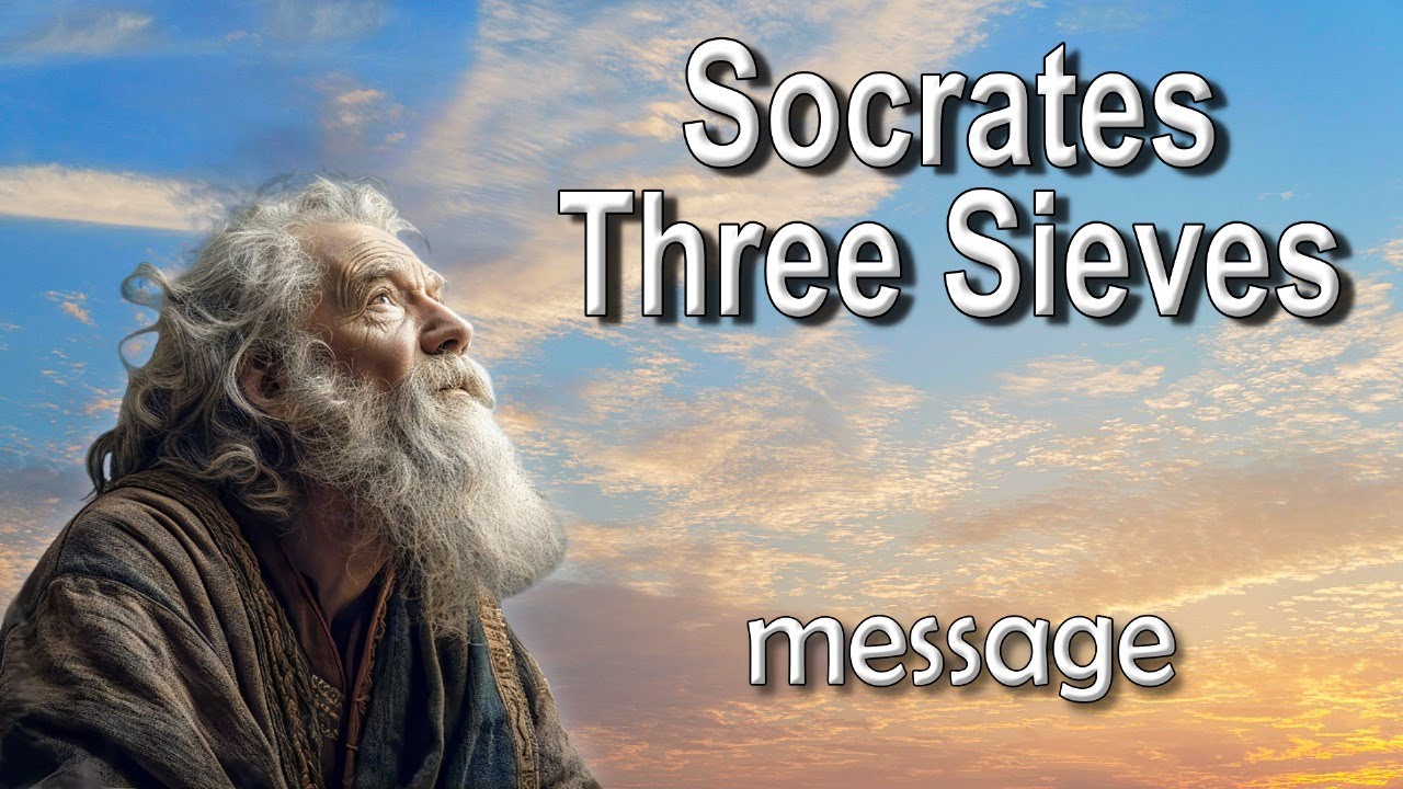 Three Sieves of Sócrates - Message - YouTube