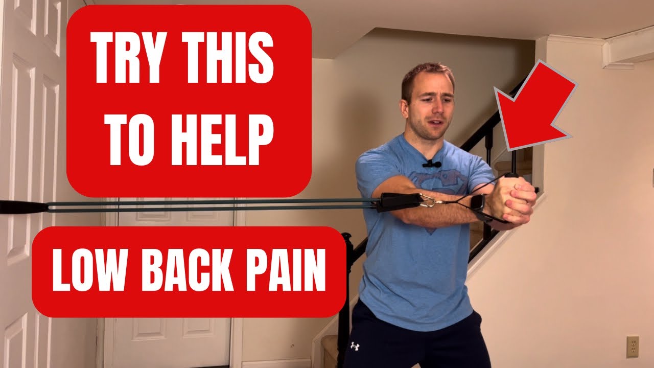 This HELPED my LOW BACK PAIN! - YouTube