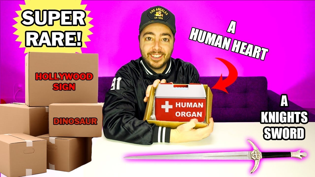 UNBOXING 29 SUPER RARE ITEMS I BOUGHT ONLINE! - YouTube