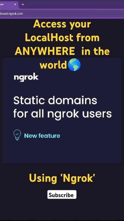 Ngrok Static Domain | Put your localhost online | How to setup correctly | #ngrok #domain # ...