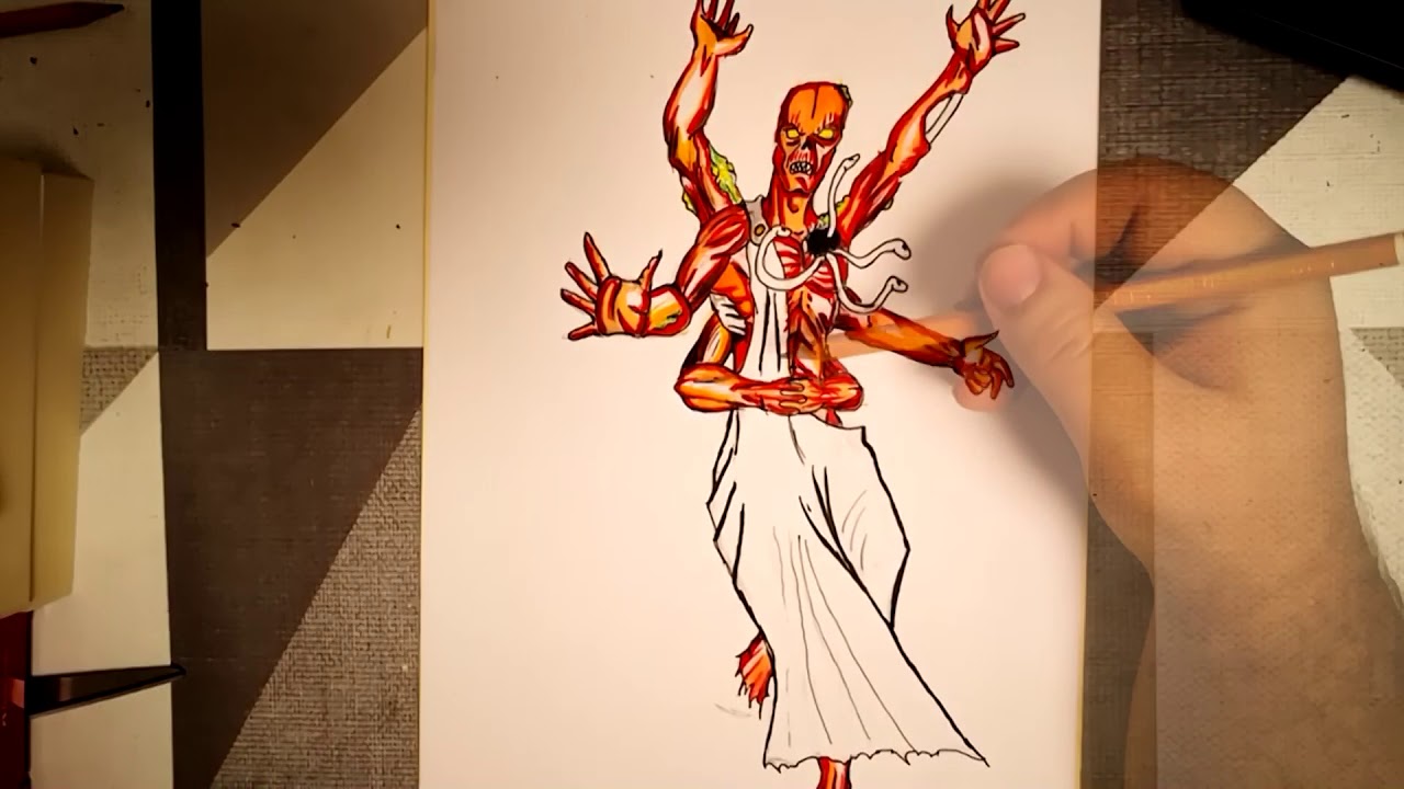 Darren Shan - Lord Loss speed drawing - YouTube