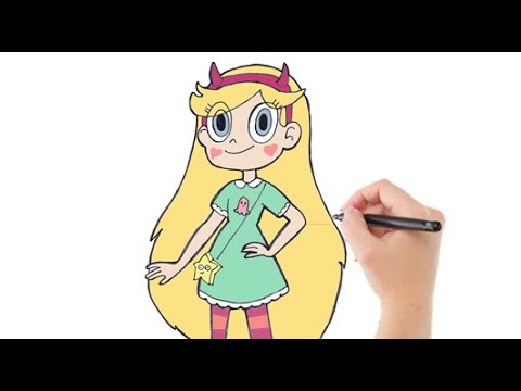 How to Draw Star vs the Forces of Evil - YouTube