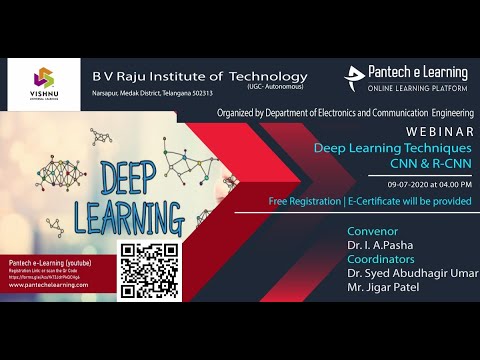 Deep learning Techniques CNN & R-CNN | BVR | Pantech e learning - YouTube