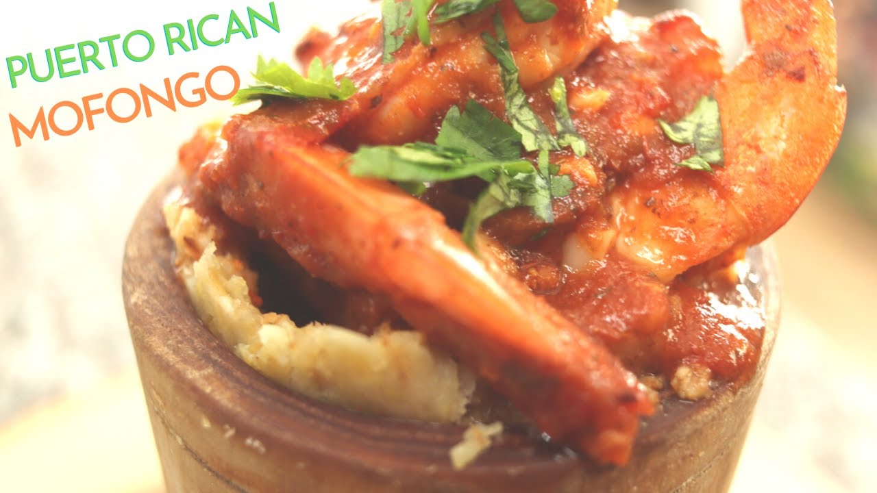 Puerto Rican Mofongo with Shrimp Criolla Sauce - YouTube
