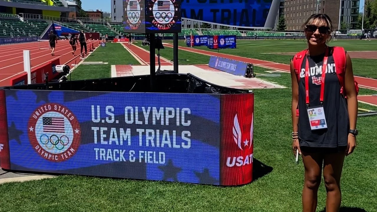Corpus Christi native Chloe Rodriguez competing in 400 hurdles at U.S ...