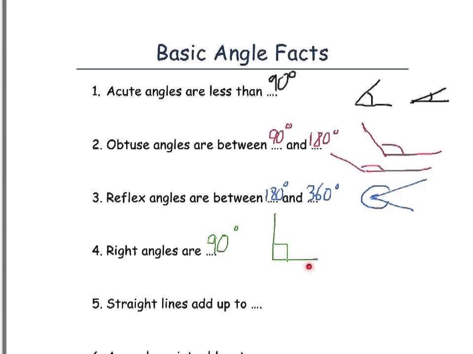 Basic Angle Facts 2013 11 06 18 06 28 - YouTube