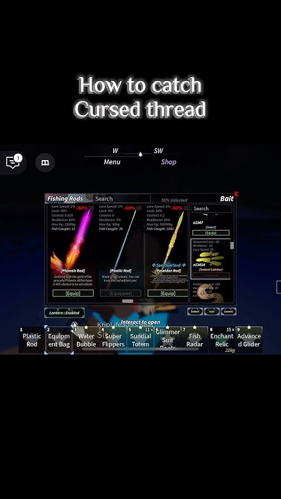 How to catch cursed thread in Fisch 🧵 | #fisch #roblox - YouTube