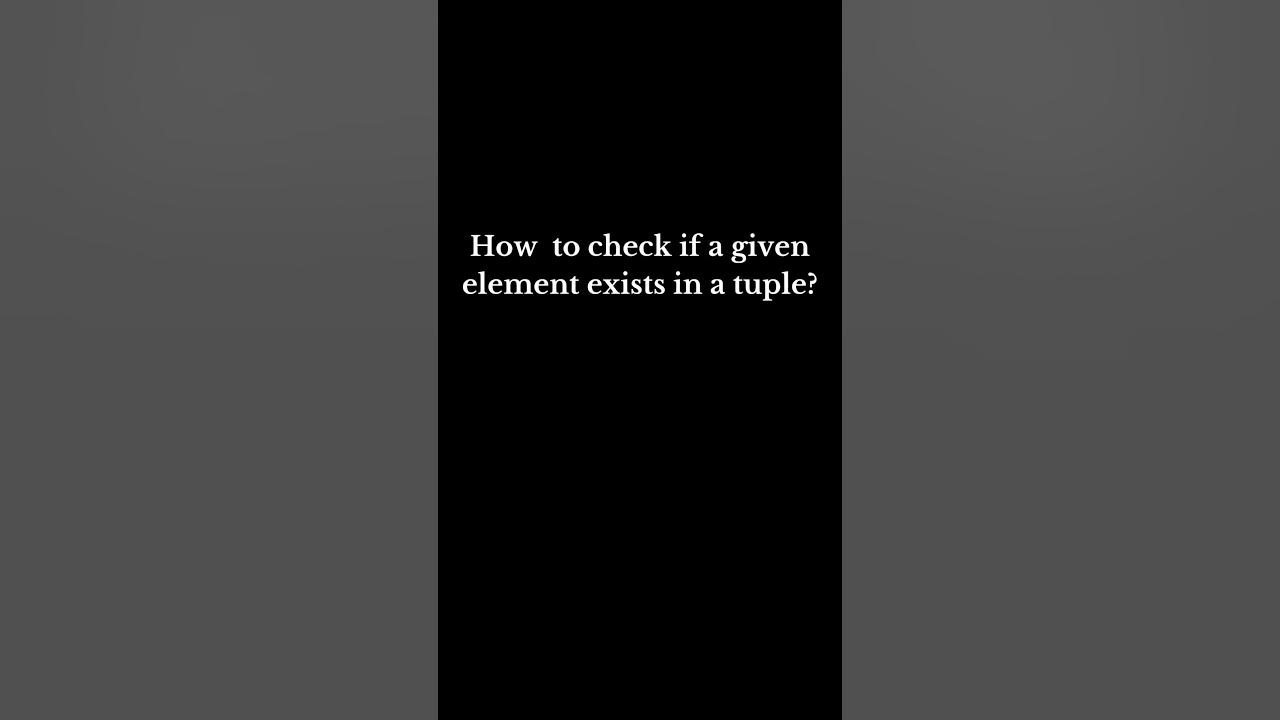 Interview Questions On Tuple In Python Python3 Pythonforbeginnerspythontutorial