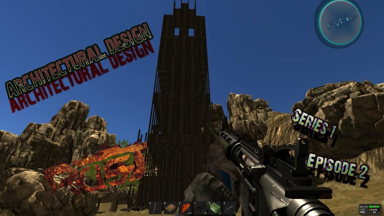 RUST Alpha Co-Op (1080p) Episode 2 :: Architectural Design - YouTube