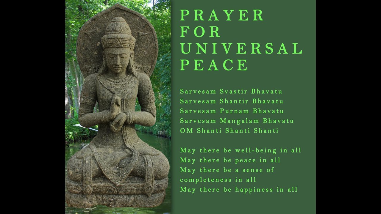 Prayer for Universal Peace - YouTube