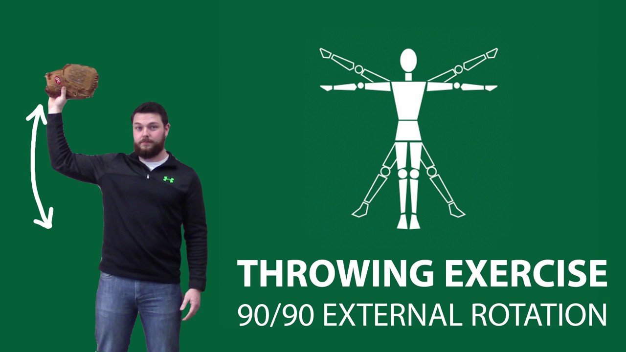 Throwing Exercise: 90/90 External Rotation - YouTube