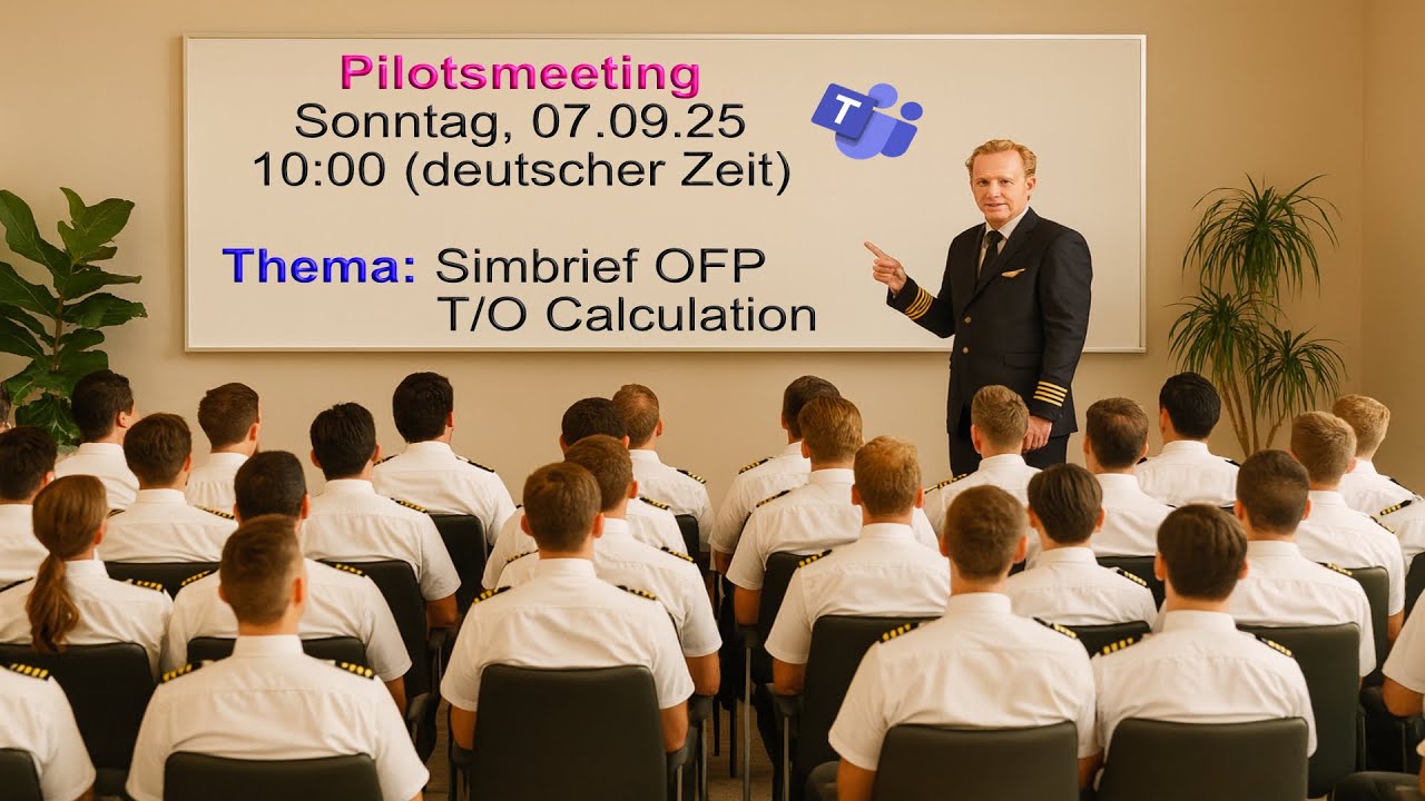 Pilotsmeeting mit Cpt. Ingo | Captain und Ausbilder A320 | Thema ...