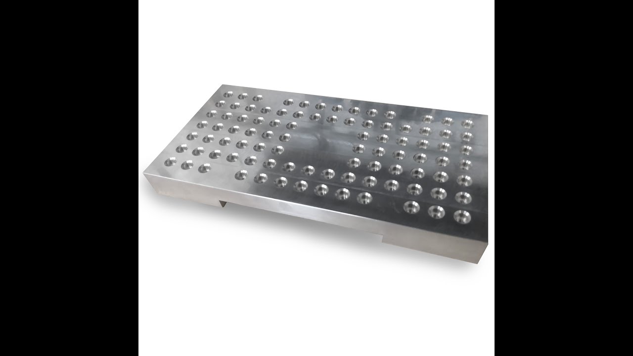 Aluminum Fixture Plate For 6" Mill Vice - YouTube