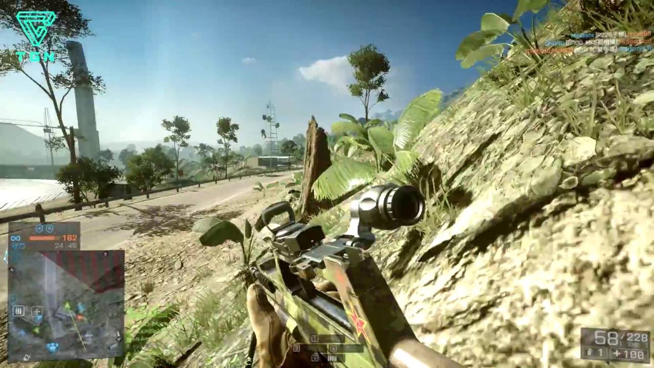 战地4武器推荐： 国产QBB-95-1 班用轻机枪 - YouTube