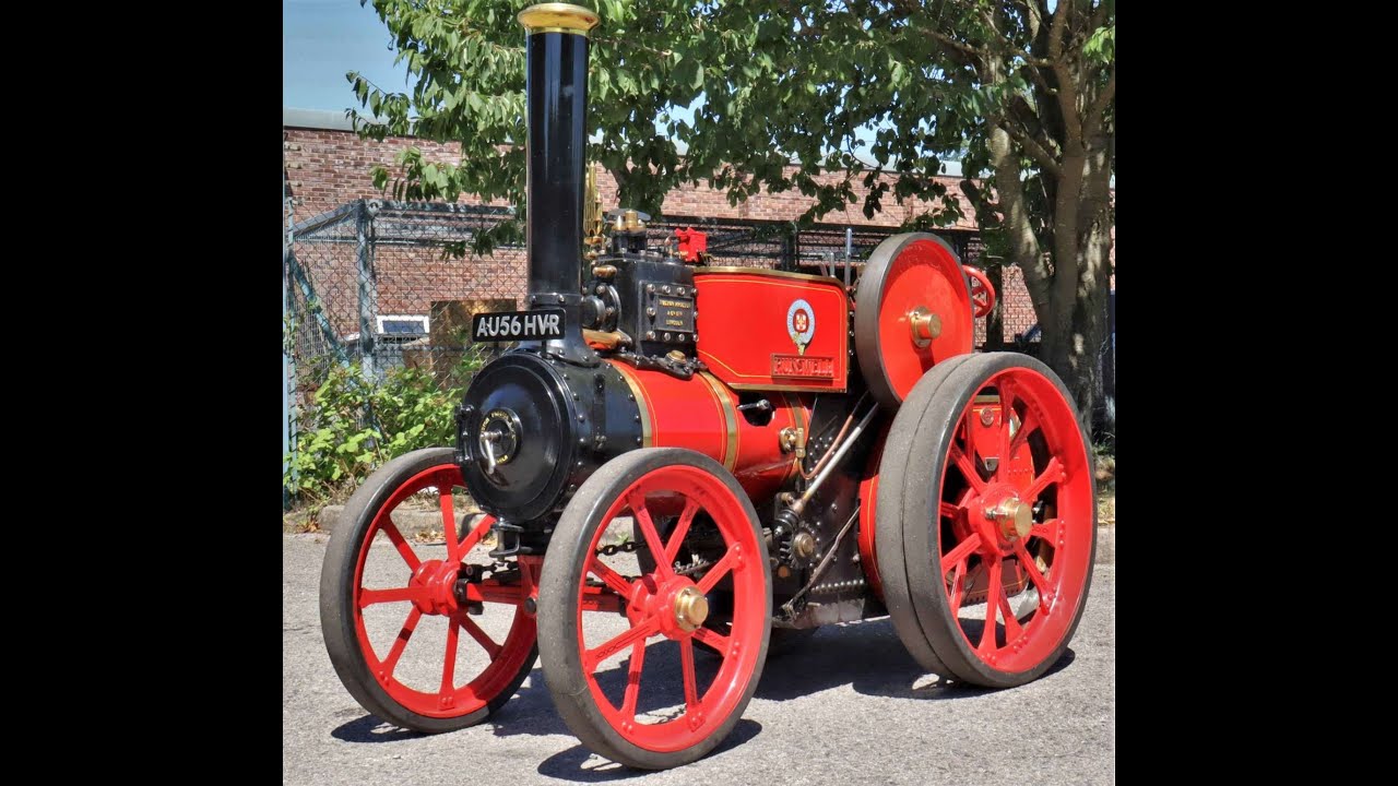 6 inch scale Ruston Proctor 3 ton SD tractor - YouTube