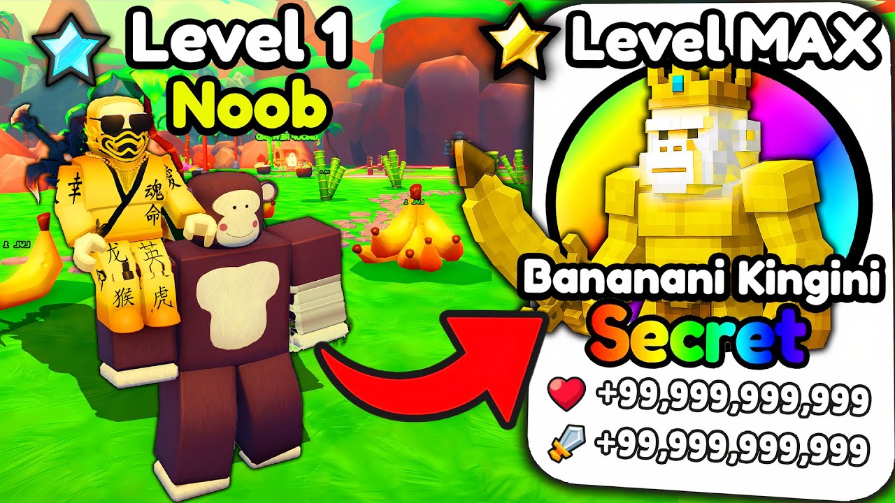 Starting Over as NOOB with OP SECRET BOSS in Monkey Ascension! - YouTube