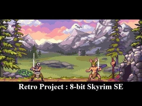 Retro 8-bit Skyrim - Skyrim SE (XB1) - YouTube