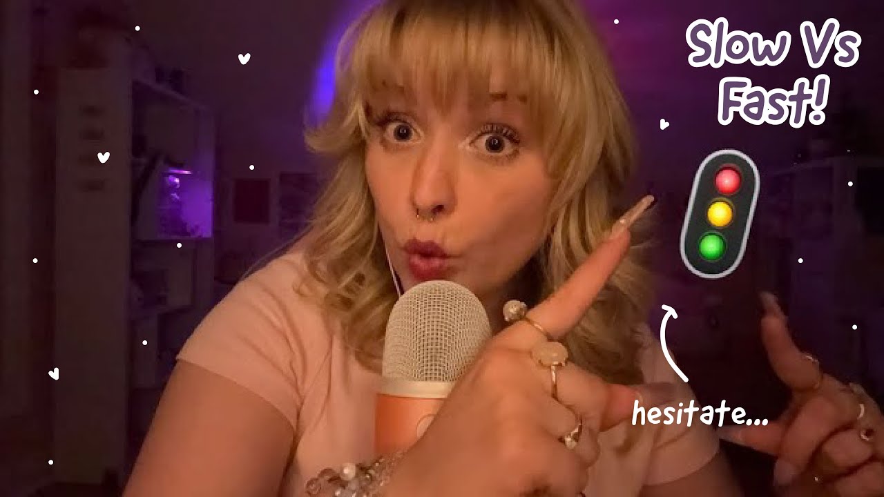 ASMR Red Light Green Light Anticipatory Trigger w/ Mouth Sounds ...