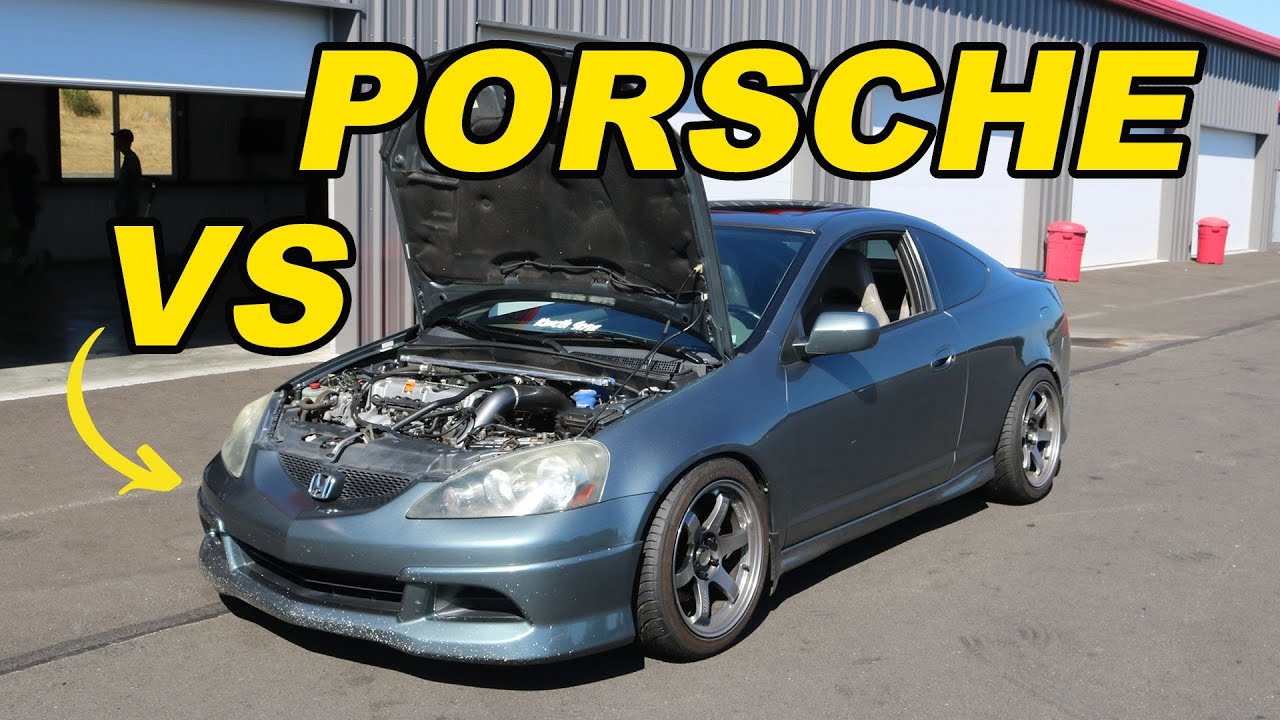RSX Type S VS Porsche 911 (Track day at the Ridge) - YouTube