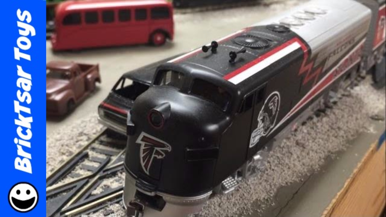 Atlanta Falcon's A Team Train NFL Football Model Train - Bachmann and ...