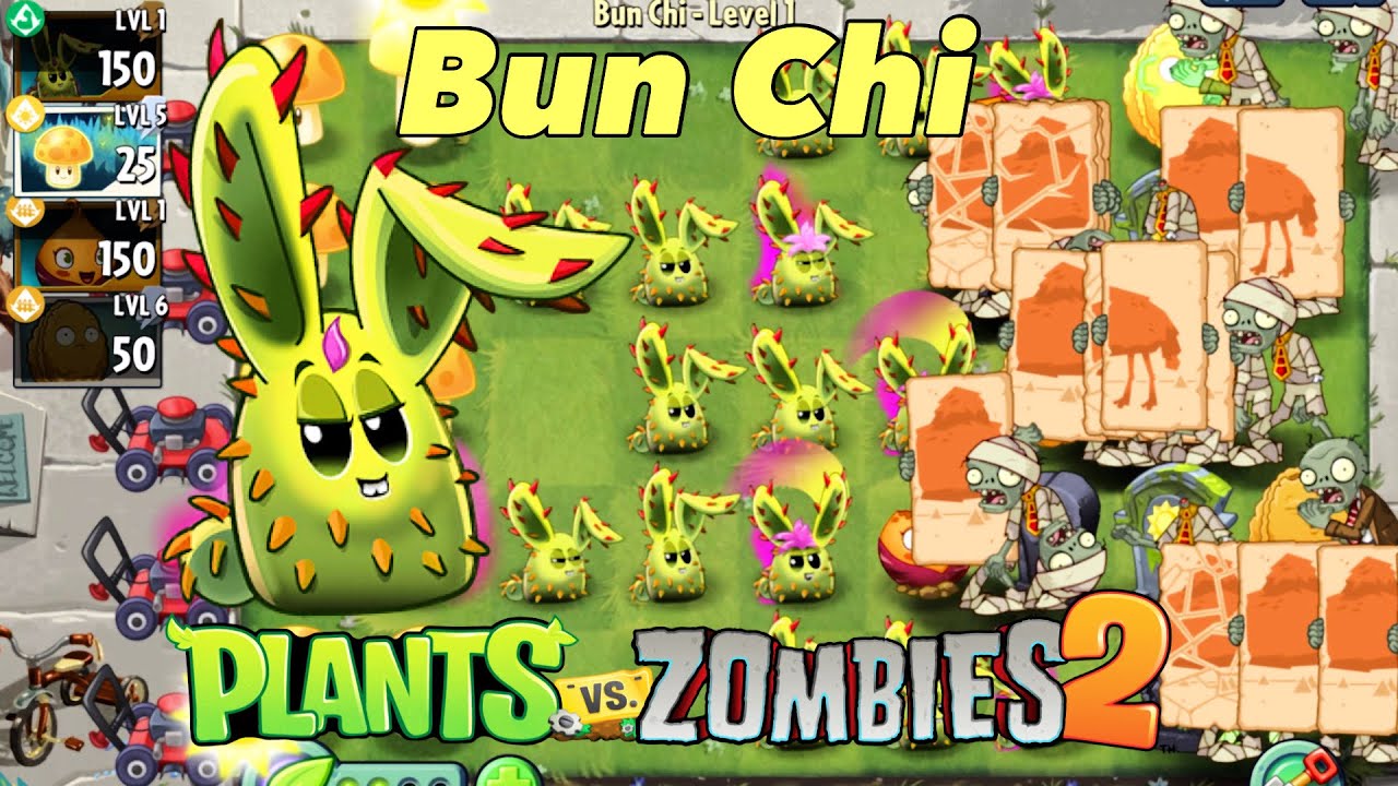Pvz2 Bun Chi vs Zombies! New Plant Nursery! @HoraaDivine6 - YouTube
