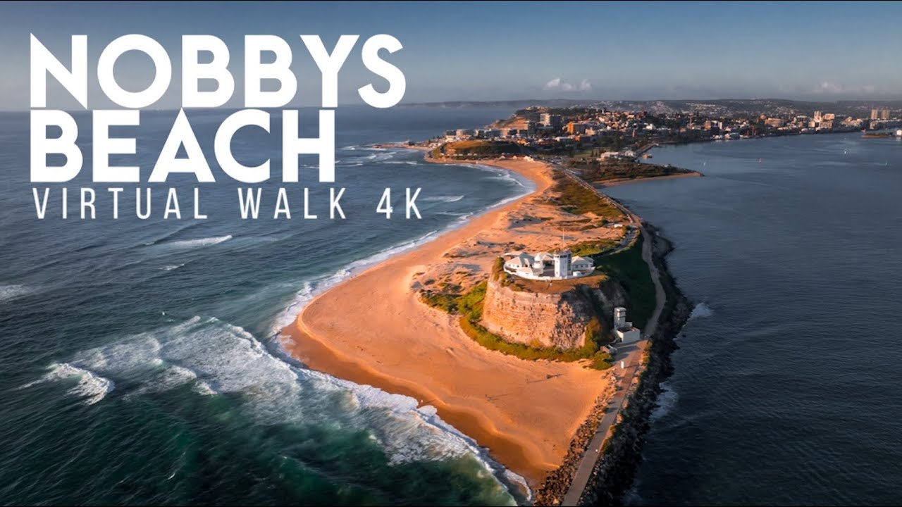 NOBBYS BEACH TO BOGEY HOLE Newcastle NSW 🇦🇺 | POV Virtual Walk | Travel ...