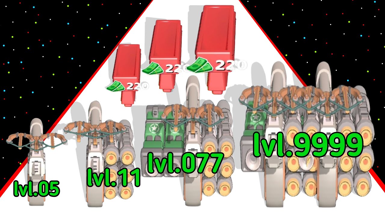 (2024) Gun Evolution 3D Level_Up Gun Max Level Gameplay New Update - YouTube