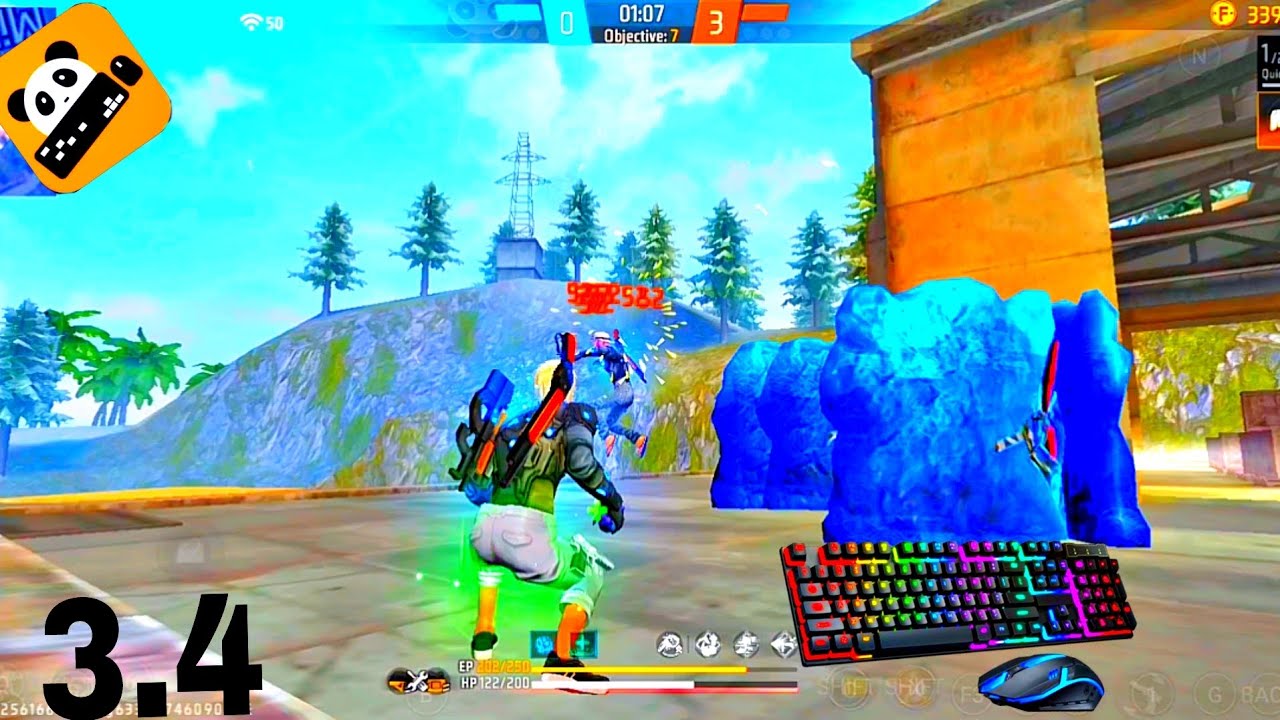 Panda Mouse Pro Gameplay Keyboard Mouse Headshot Gameplay Legend - YouTube