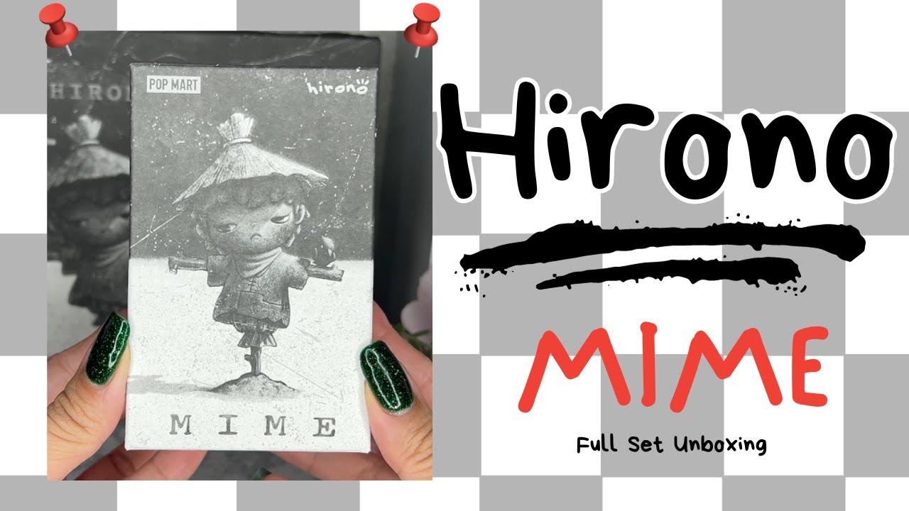 Hirono Mime Popmart Full Set Unboxing - YouTube