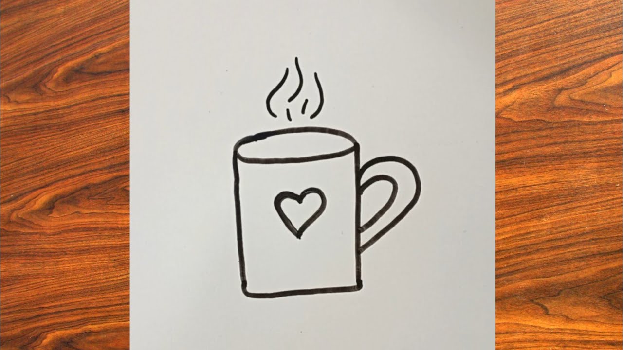 Cup Drawing || How to Draw a Cup || Cup drawing easy - YouTube