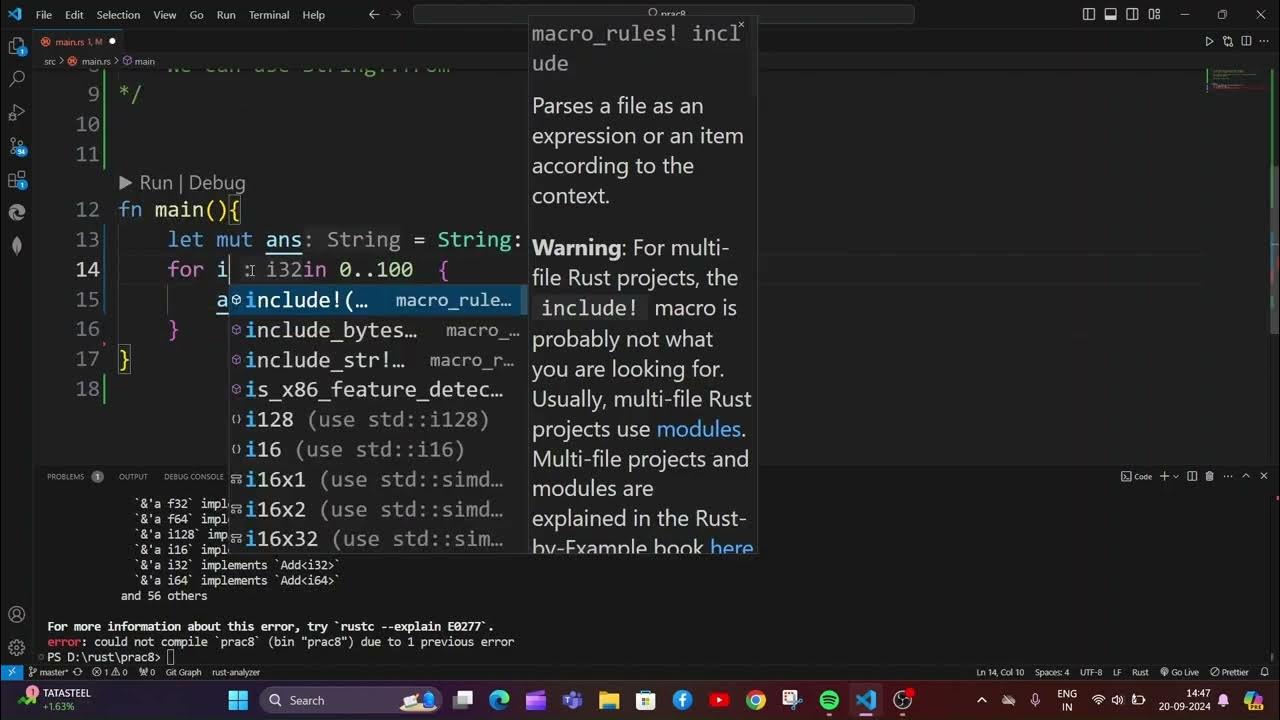 String Builder in Rust - YouTube