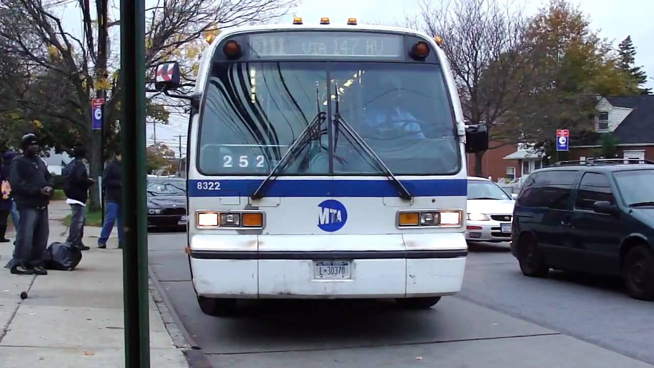 MTA Bus : TMC RTS-06 8322 & 9707 On The Q111 @ Huxley Street - YouTube