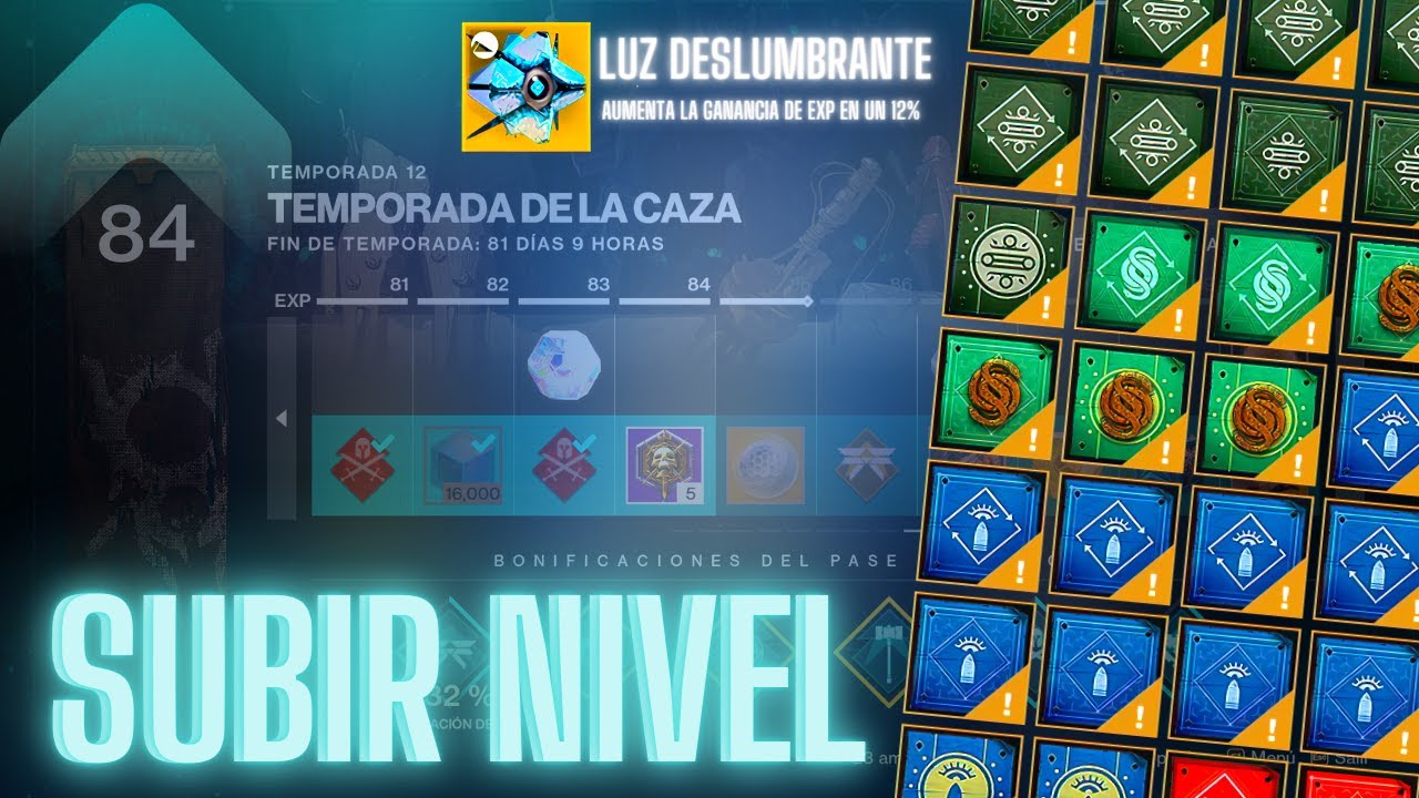 Como Subir Rápido Pase de Temporada 12 Destiny 2 - Royer⚡Random - YouTube