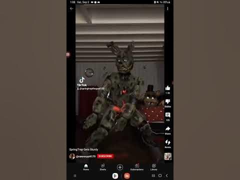 springtrap getting sturdy part 2 - YouTube