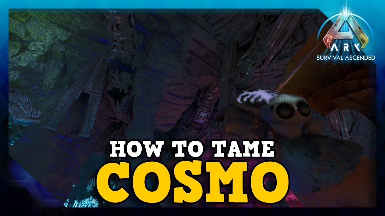 How to Easily Tame Cosmo in Ark Survival Ascended - YouTube