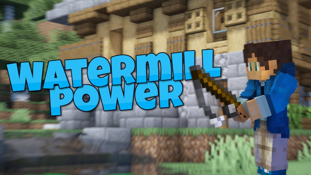 Minecraft Create Mod 1.18 Let's Play #4 - "Watermill Power" - YouTube