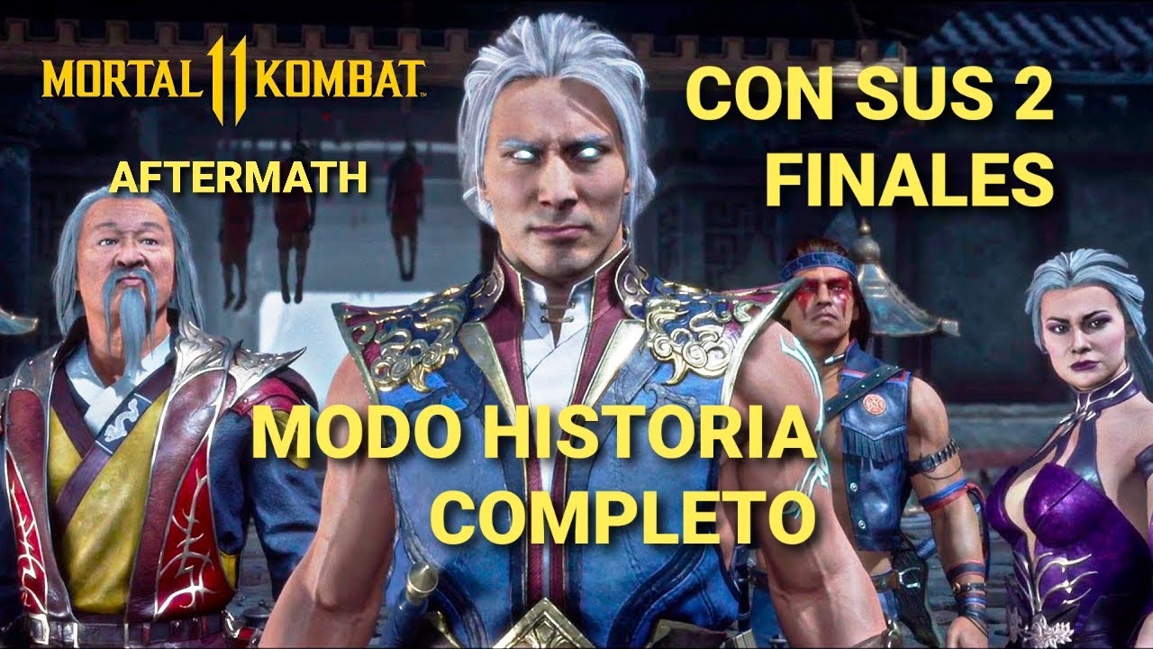 MK11 AFTERMATH (MODO HISTORIA COMPLETO) ( CON SUS 2 FINALES) ESPAÑOL ...