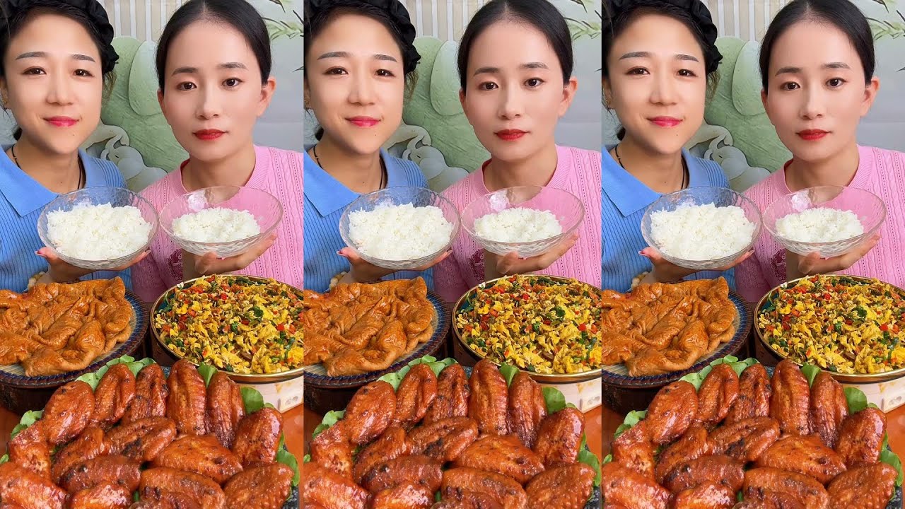 ASMR MUKBANG EATING SHOW | Eat normally without wasting food EP073 ...