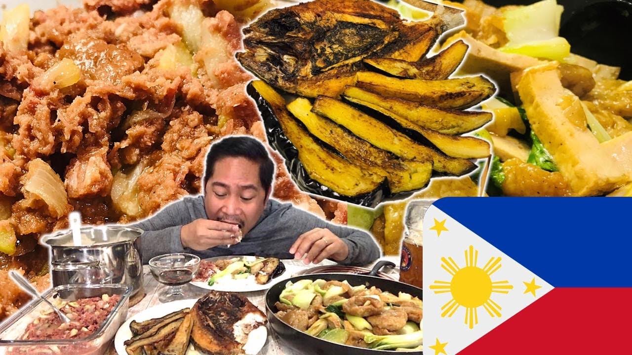 CORNED BEEF! DAING NA BANGUS! GINISANG PECHAY atibapa! Filipino Food ...