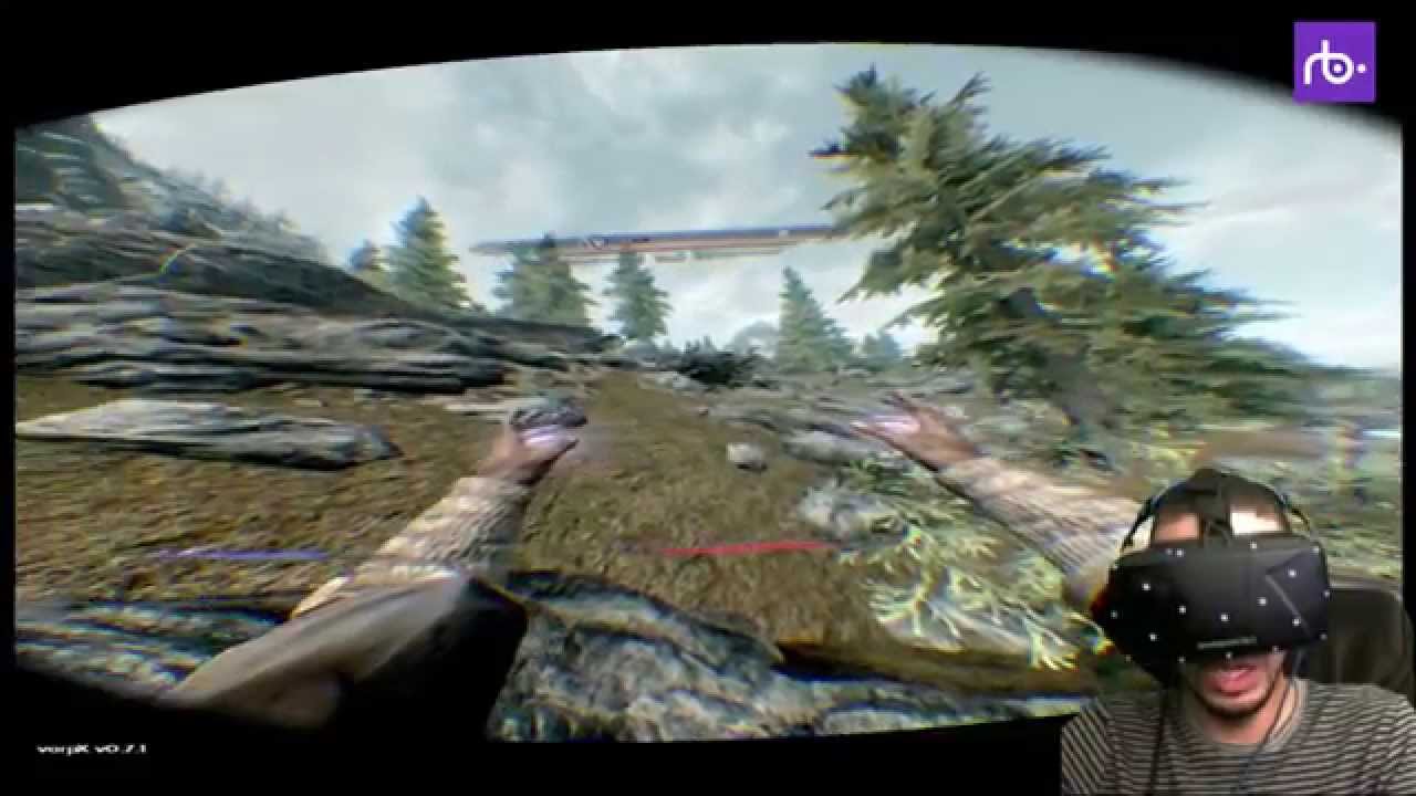 Skyrim On The Oculus Rift with vorpX | I Am The Dovahkiin Part 2 - YouTube