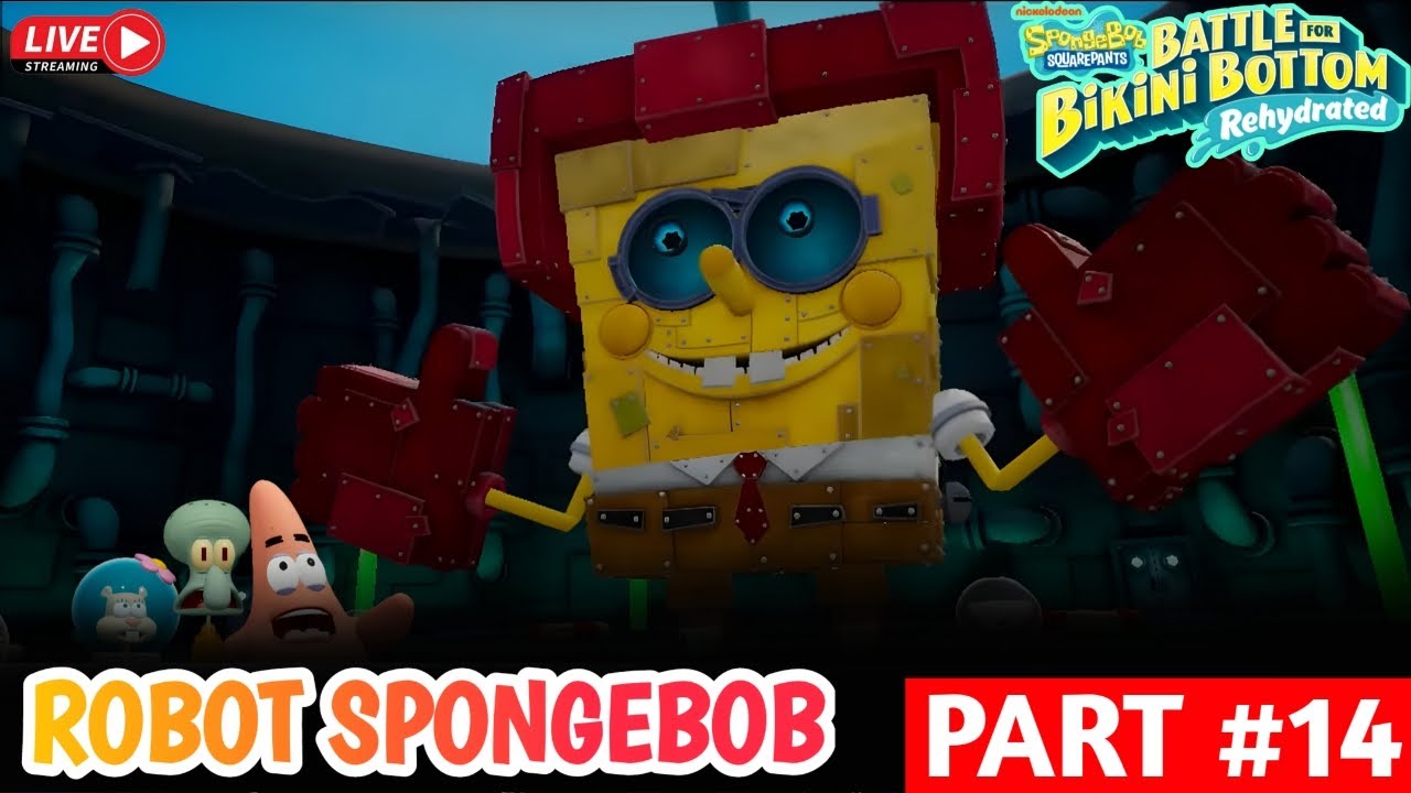Spongebob jadi robot ? | Spongebob battle for bikini bottom - YouTube