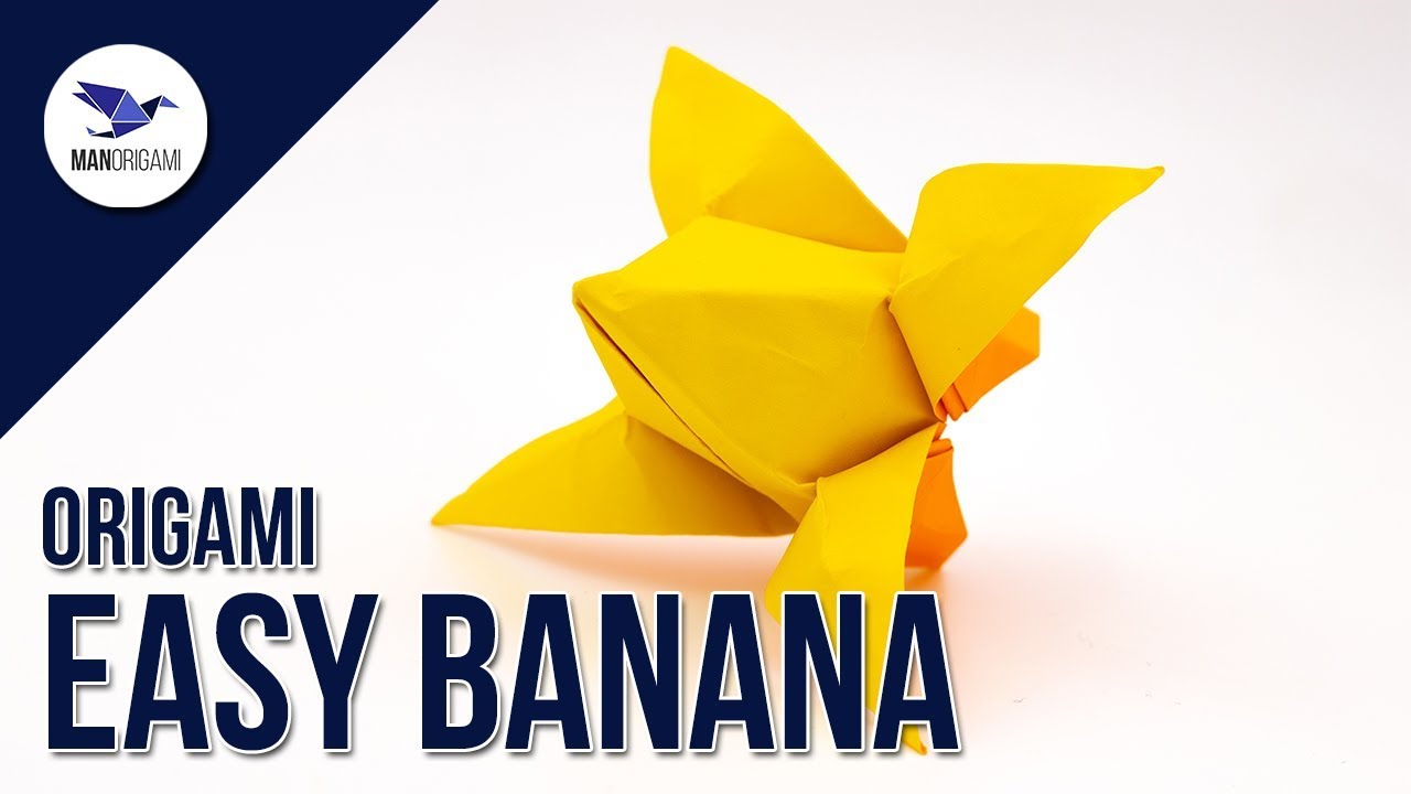 How to make an paper banana 🍌 - 3D Origami Tutorial - YouTube