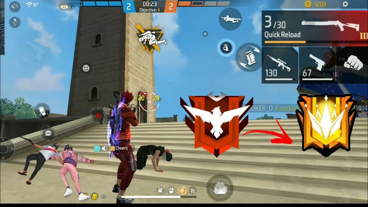 U Can't See Me 👿 | NG BRIGHT GAMERZ | Garena Free Fire - YouTube