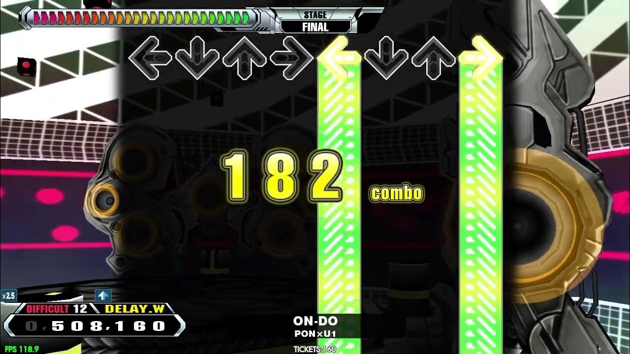 【LV12】DDR / ON-DO - DIFFICULT DOUBLE with handclap - YouTube