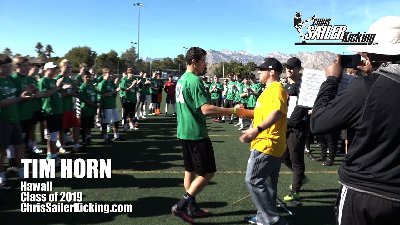 Tim Horn - Kicker/Punter - Vegas XXI Champion - YouTube